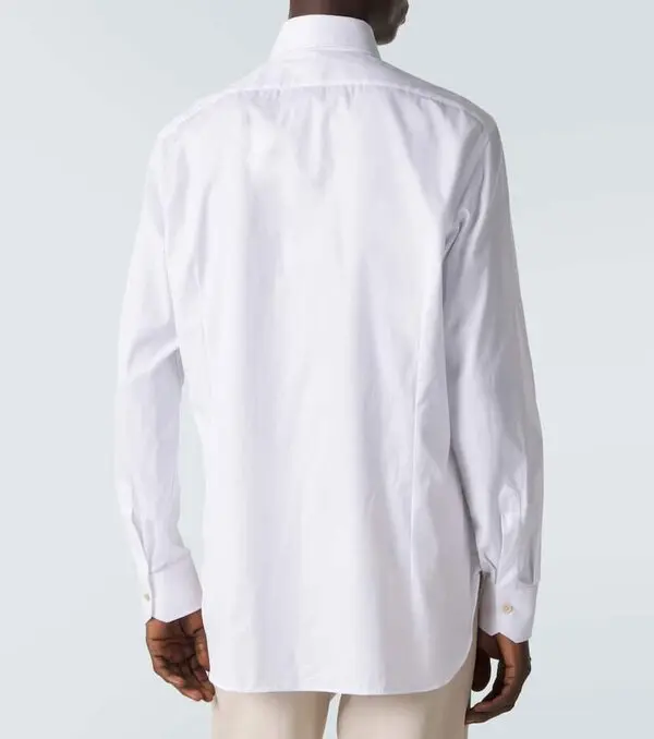 Kiton Cotton Poplin Shirt - White