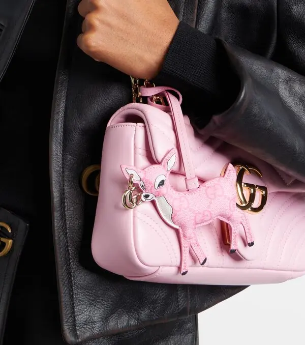 Gucci Deer Gg Bag Charm