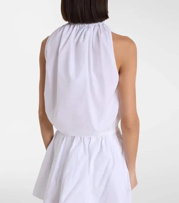 PATOU Gathered Cotton Top