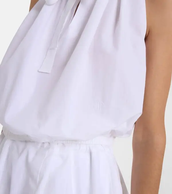 PATOU Gathered Cotton Top