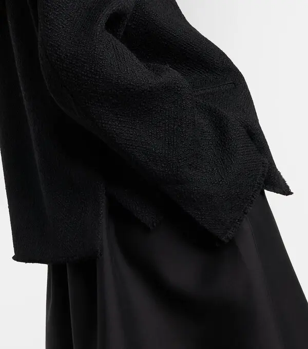 TOTEME Fluid Wool-blend Jacket - Black