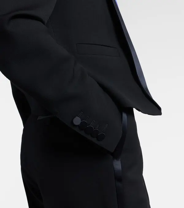 TOM FORD Silk-trimmed Wool Blazer