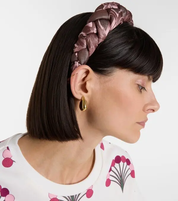 La DoubleJ Rapunzel Jacquard Headband - Pink