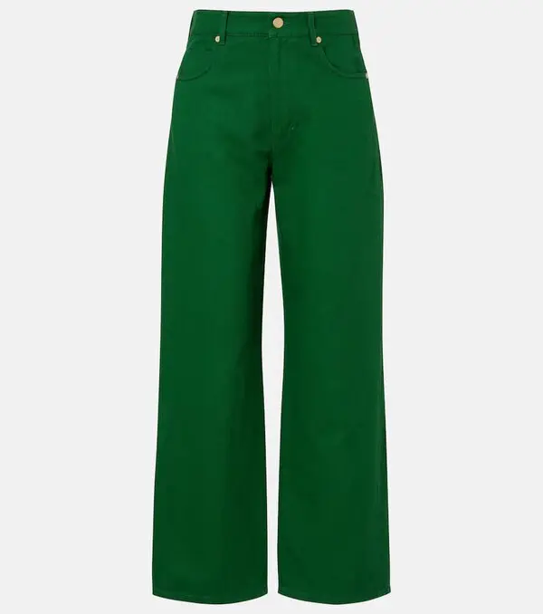 Max Mara Onorata Wide-leg Pants - Green