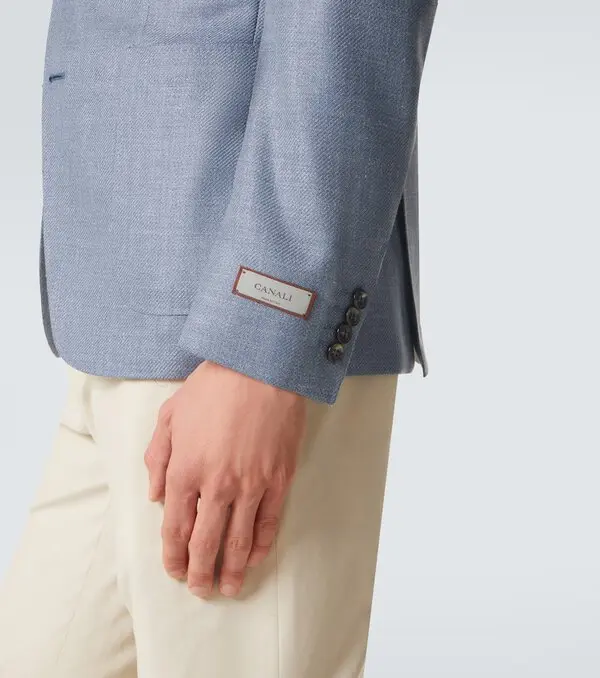 Canali Wool, Silk, And Linen Blazer