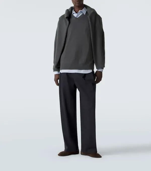 THE ROW Cashmere And Linen Sweater