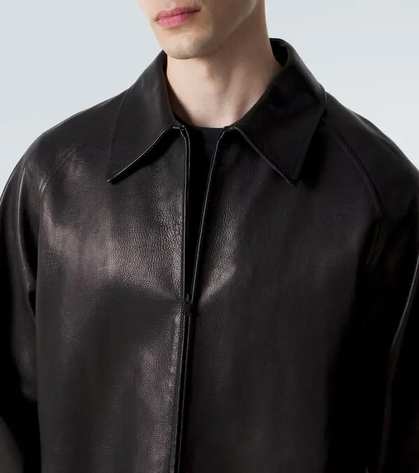 THE ROW Mount Leather Jacket