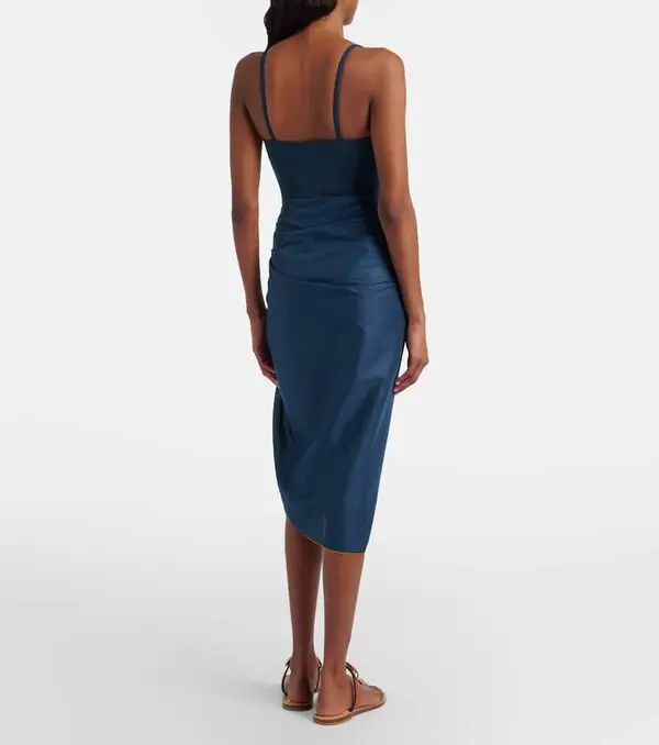 ERES Cabine Cotton Beach Cover-up - Blue