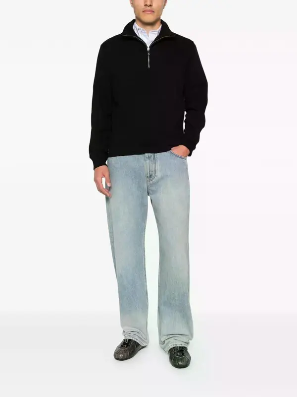 Sandro Cotton Zip-up Sweatshirt