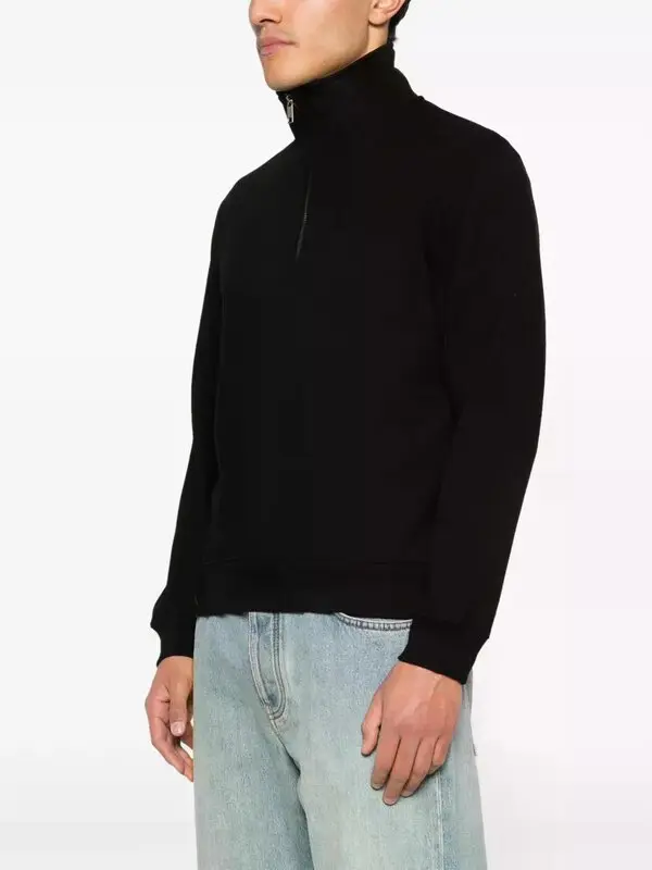 Sandro Cotton Zip-up Sweatshirt