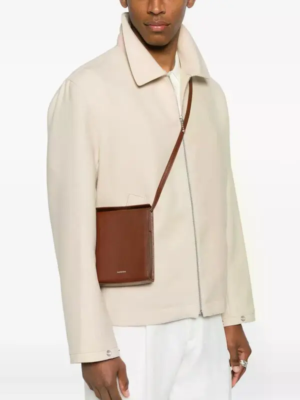 Sandro Leather Clutch