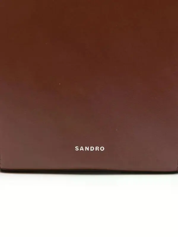 Sandro Leather Clutch