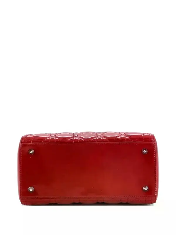Dior Lady Medium Satchel - Red