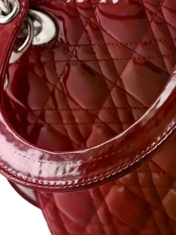 Dior Lady Medium Satchel - Red