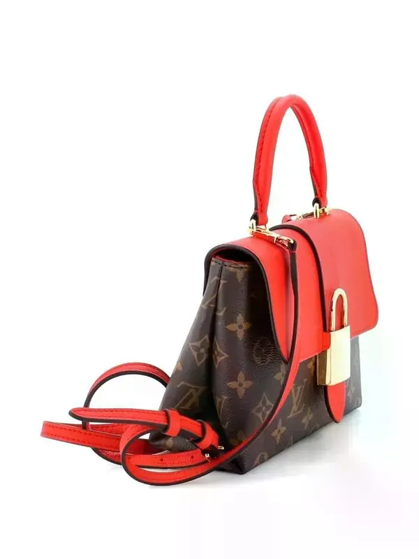 LOUIS VUITTON Locky Bb Satchel Monogram Canvas - Brown