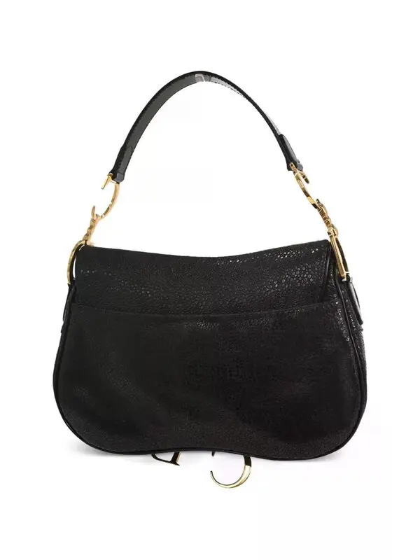 Dior 2001 Stingray Saddle Handbag - Black