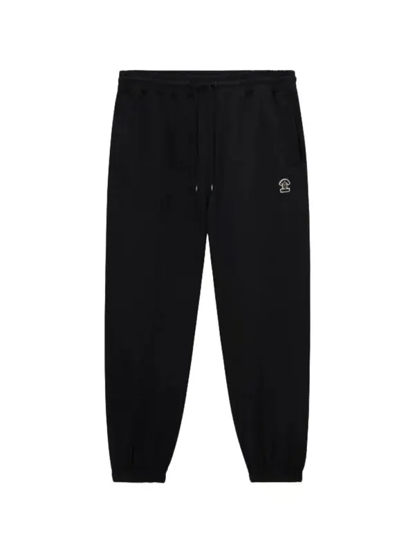 FINGERCROXX Elasticated-cuffs Track Pants - Black