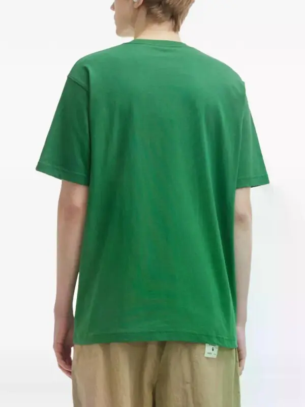 FINGERCROXX Patch-detail Short-sleeve T-shirt - Green