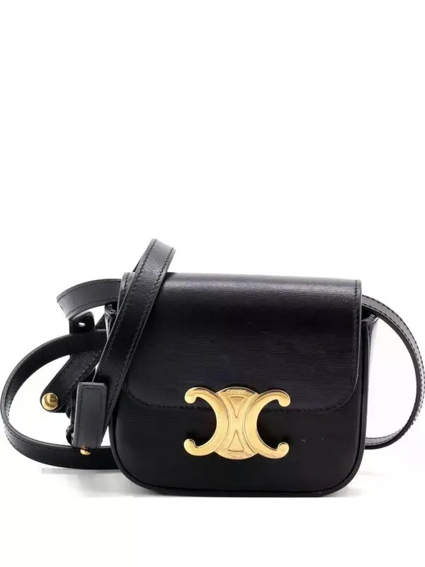 Celine Triomphe Mini Crossbody Bag In Smooth Calfskin
