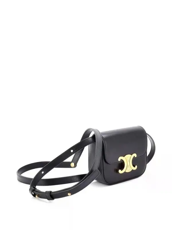 Celine Triomphe Mini Crossbody Bag In Smooth Calfskin