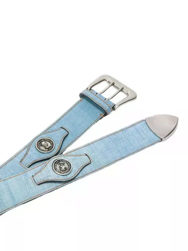 Ermanno Scervino Medallion Buckle Belt