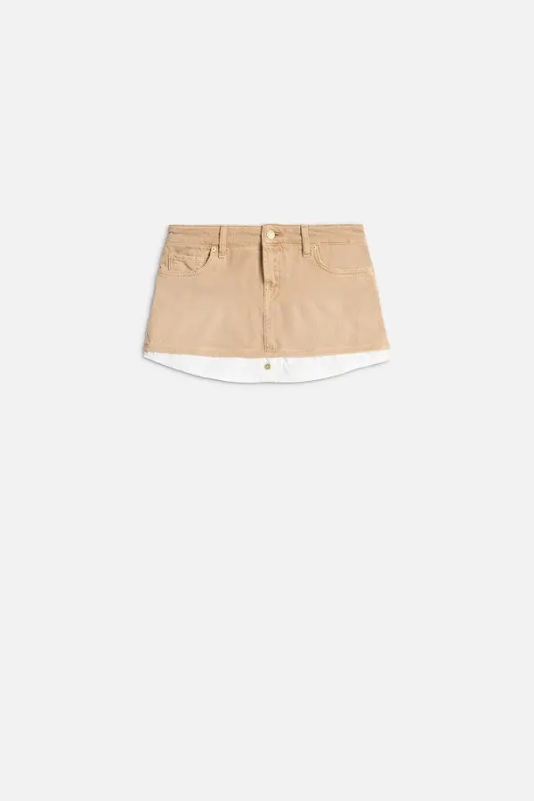 7 For All Mankind Cherry Mini Skirt