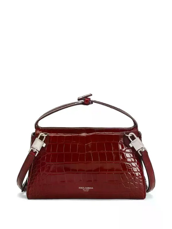 Dolce & Gabbana Vittoria Alligator Crossbody Bag