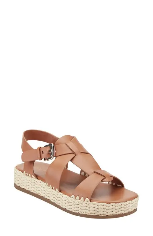 Marc Fisher Elissa Platform Sandal - Brown
