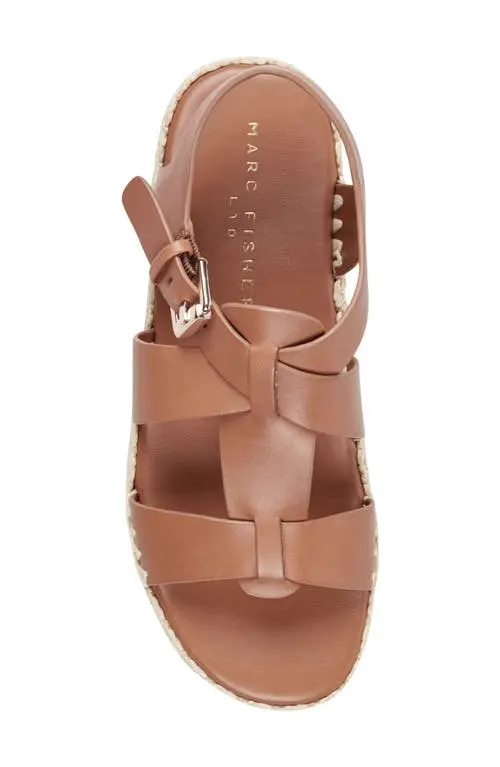 Marc Fisher Elissa Platform Sandal - Brown