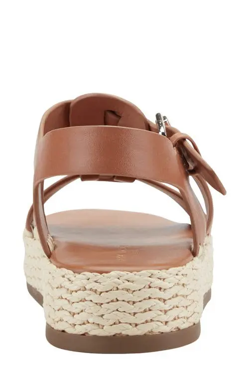Marc Fisher Elissa Platform Sandal - Brown