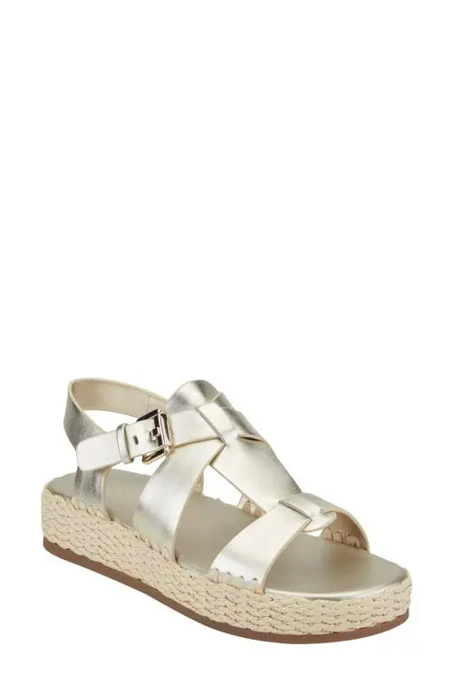 Marc Fisher Elissa Platform Sandal - Gold
