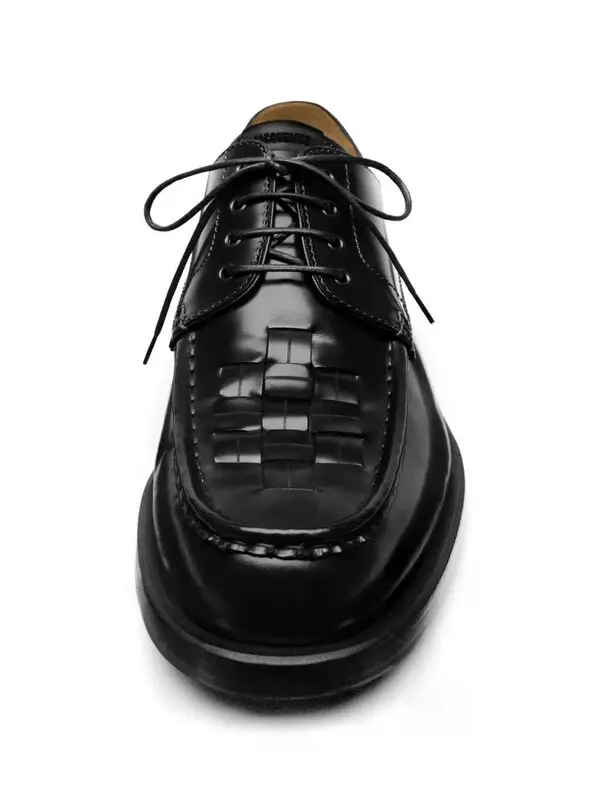 Jacquemus Woven Lace-up Derby Shoes