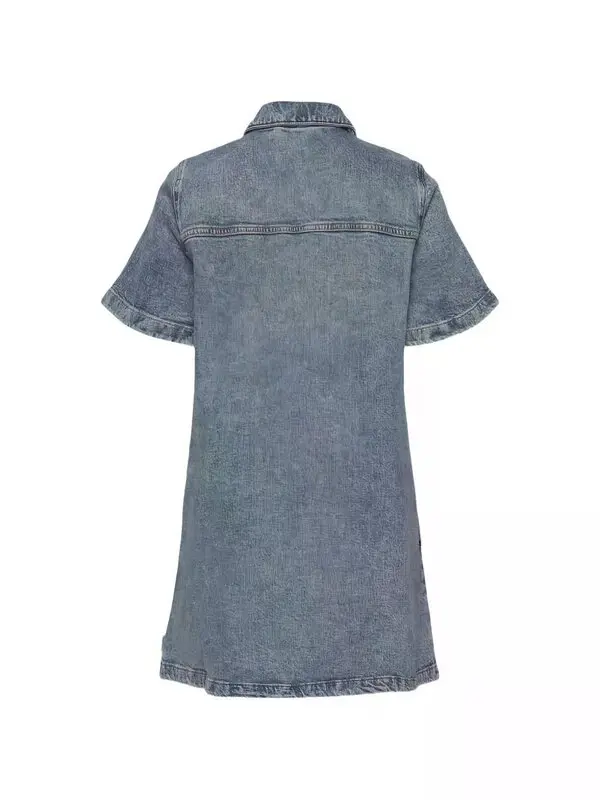 Hugo Buttoned Denim Mini Dress