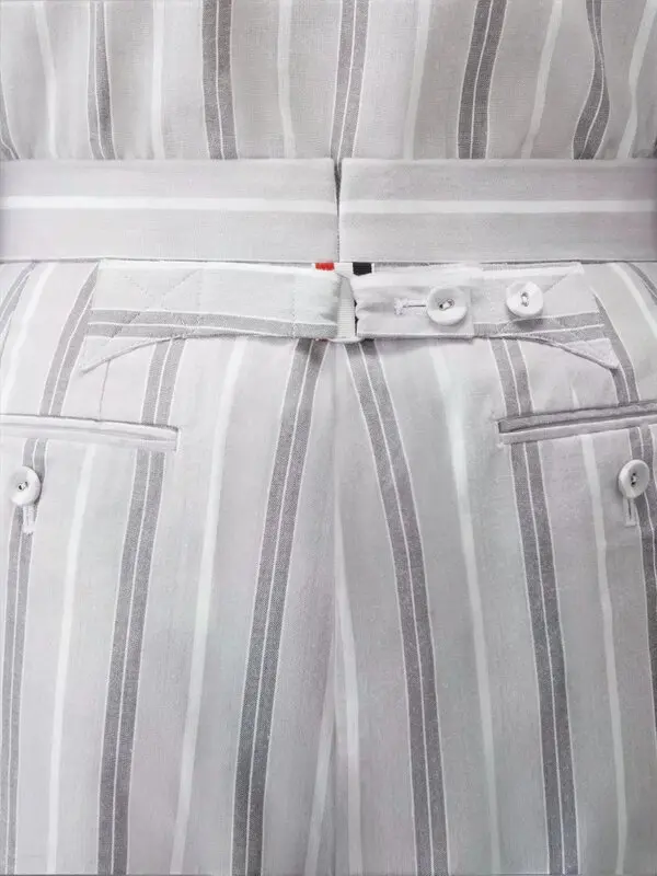 Thom Browne Striped Shorts - Grey