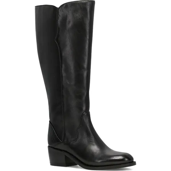 THE FRYE COMPANY Carson 2 Piping Knee High Boots - Black