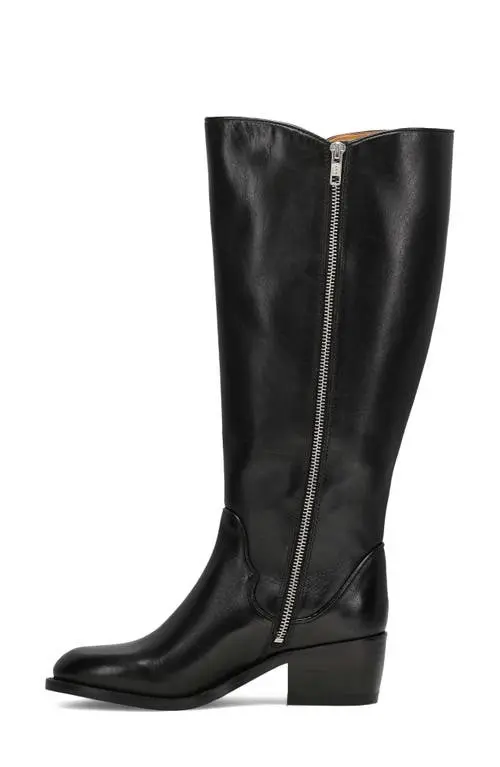 THE FRYE COMPANY Carson 2 Piping Knee High Boots - Black