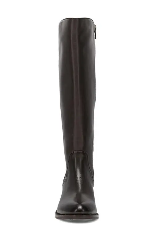 THE FRYE COMPANY Carson 2 Piping Knee High Boots - Dark Brown