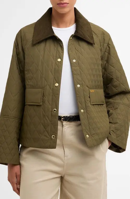 Barbour Kirby Quilted Jacket - Ivy Green/ancient