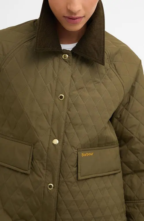 Barbour Kirby Quilted Jacket - Ivy Green/ancient