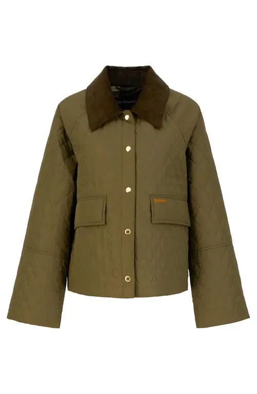 Barbour Kirby Quilted Jacket - Ivy Green/ancient