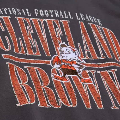 Mitchell & Ness Cleveland Browns Vintage Logo Crewneck Sweatshirt