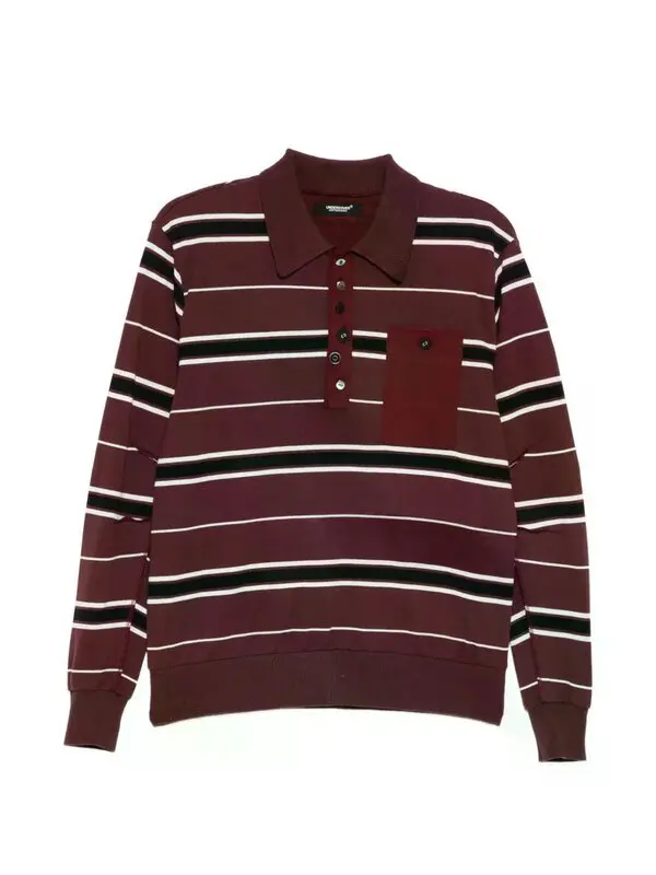 Undercover Striped Polo Shirt