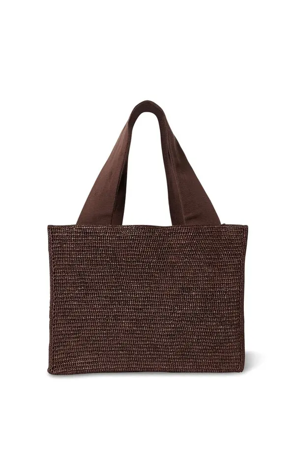 THE ROW Loretta Raffia Tote - Brown