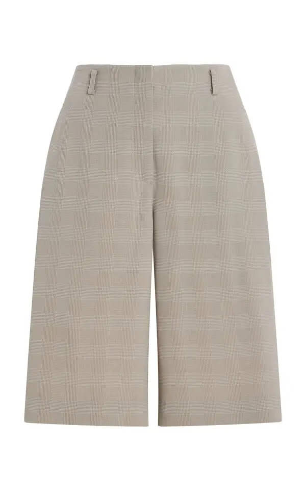 Lafayette 148 New York Clark Tailored Wide-leg Shorts