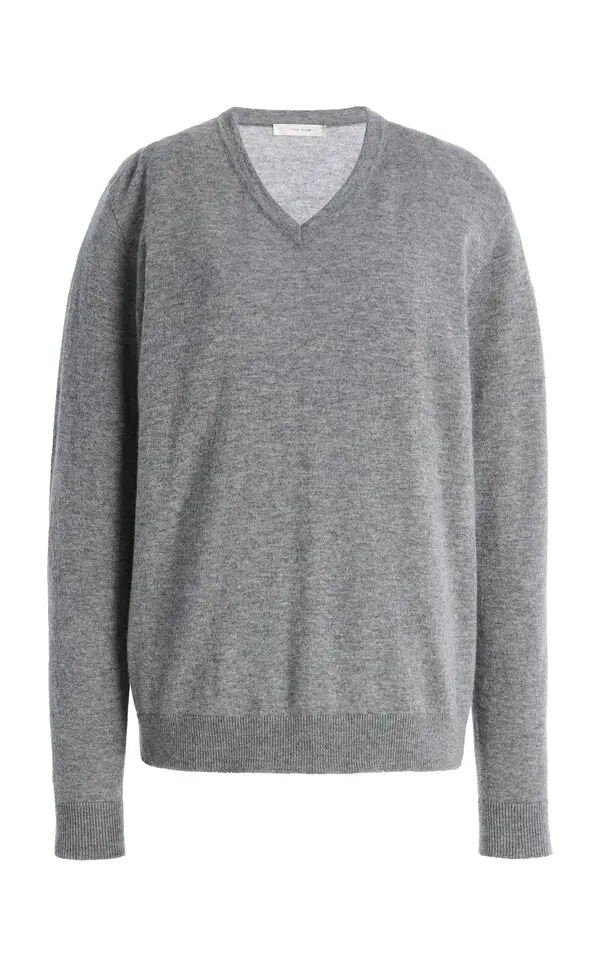 THE ROW Nian Cashmere Sweater - Grey