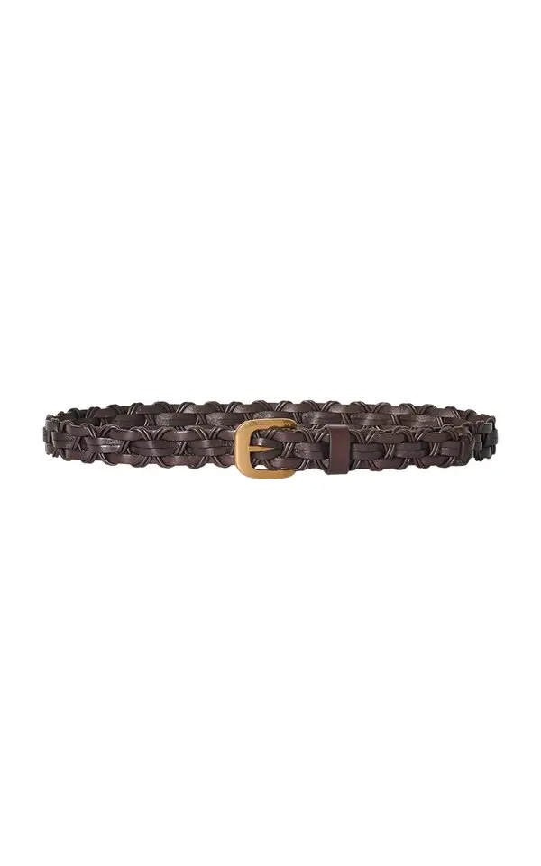 THE ROW Cord Leather Belt - Brown