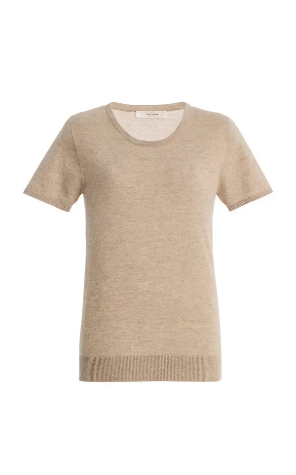 THE ROW Nova Cashmere Top - Neutral