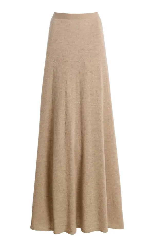 THE ROW Noella Cashmere Knit Skirt