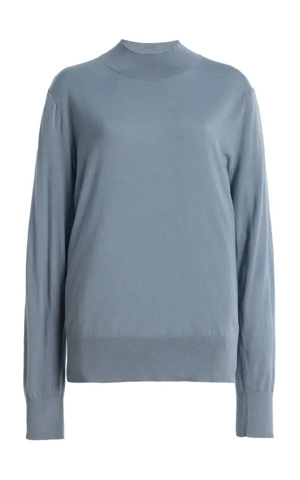 THE ROW Nari Wool Top - Blue