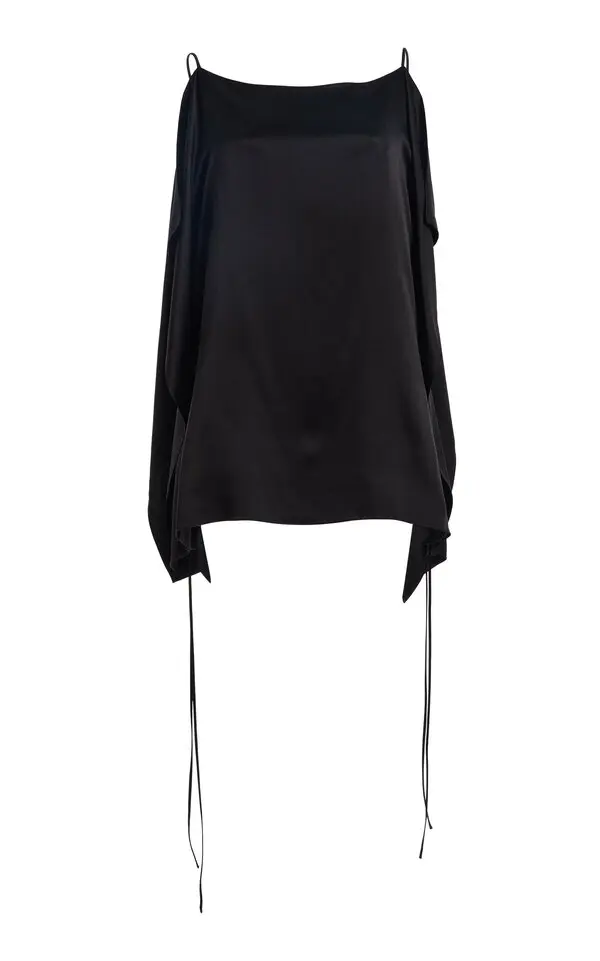 THE ROW Koray Silk Satin Top